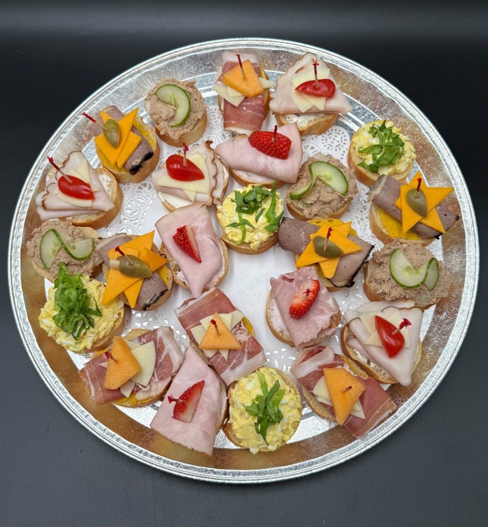 Open-Faced Mini Sandwiches | Angelo's Italian Bakery And Market