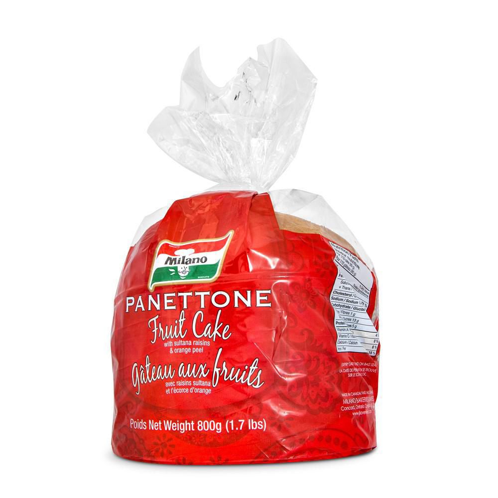 Milano - Traditional Panettone - Bag 800gr | Angelo's Italian Bakery ...